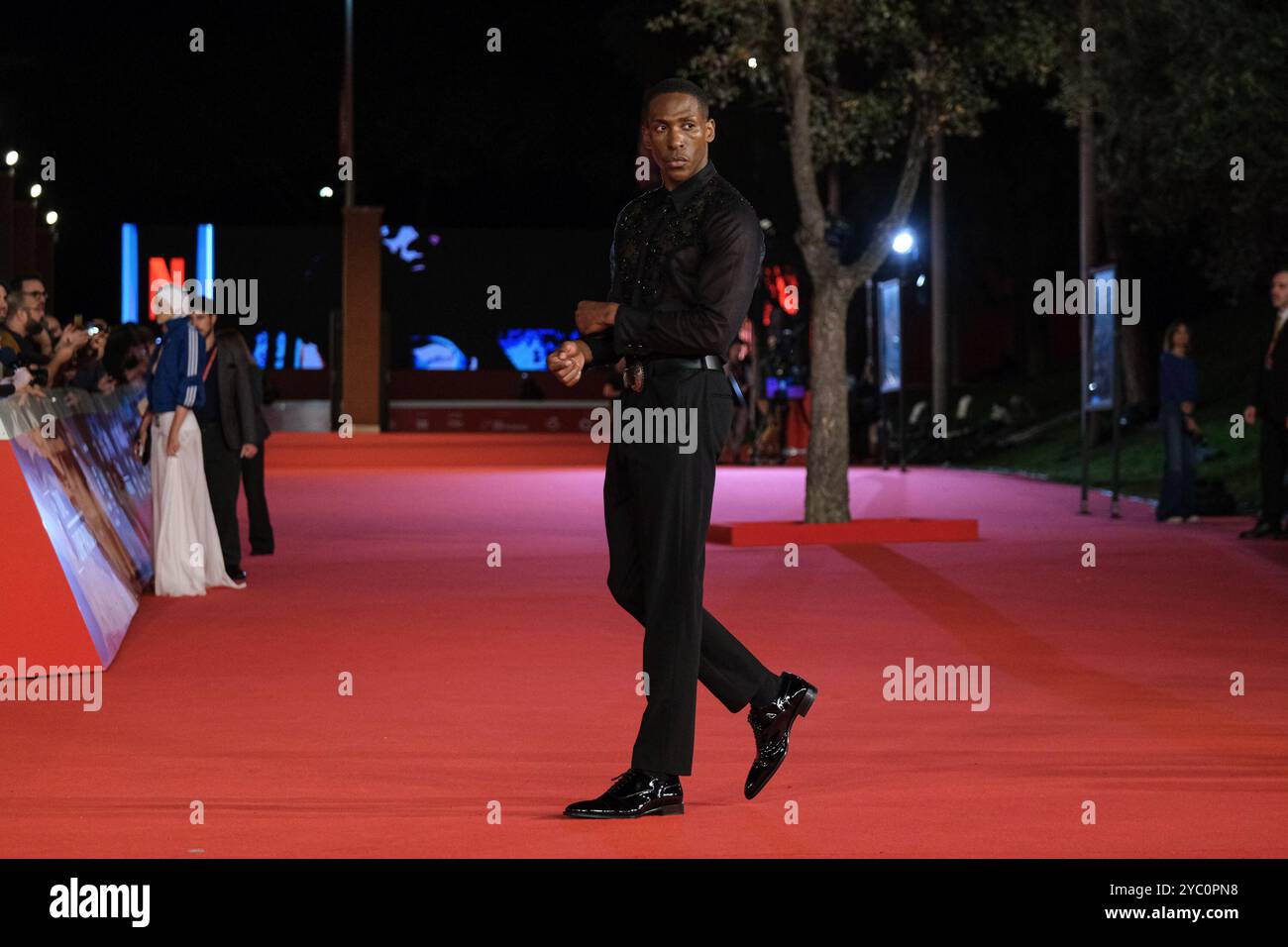 Rome, Italy. 20th Oct, 2024. Joshua Uduma attends the red carpet for ...
