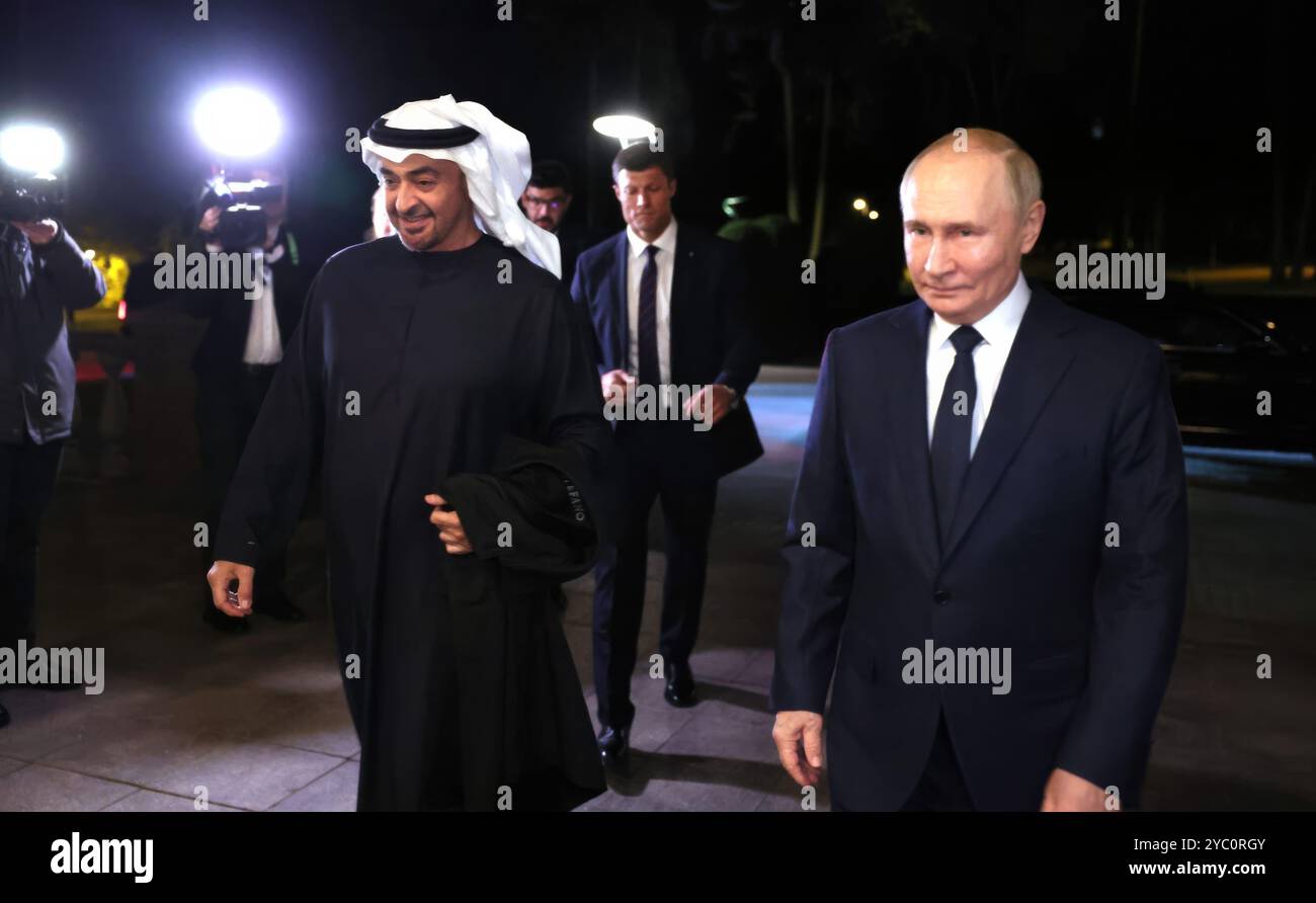 Mohamed bin zayed al nahyan with putin hi-res stock photography and ...
