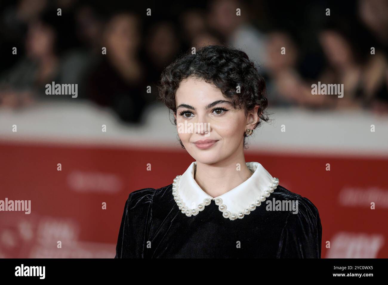 RECORD DATE NOT STATED Federica Torchetti poses on the red carpet ...