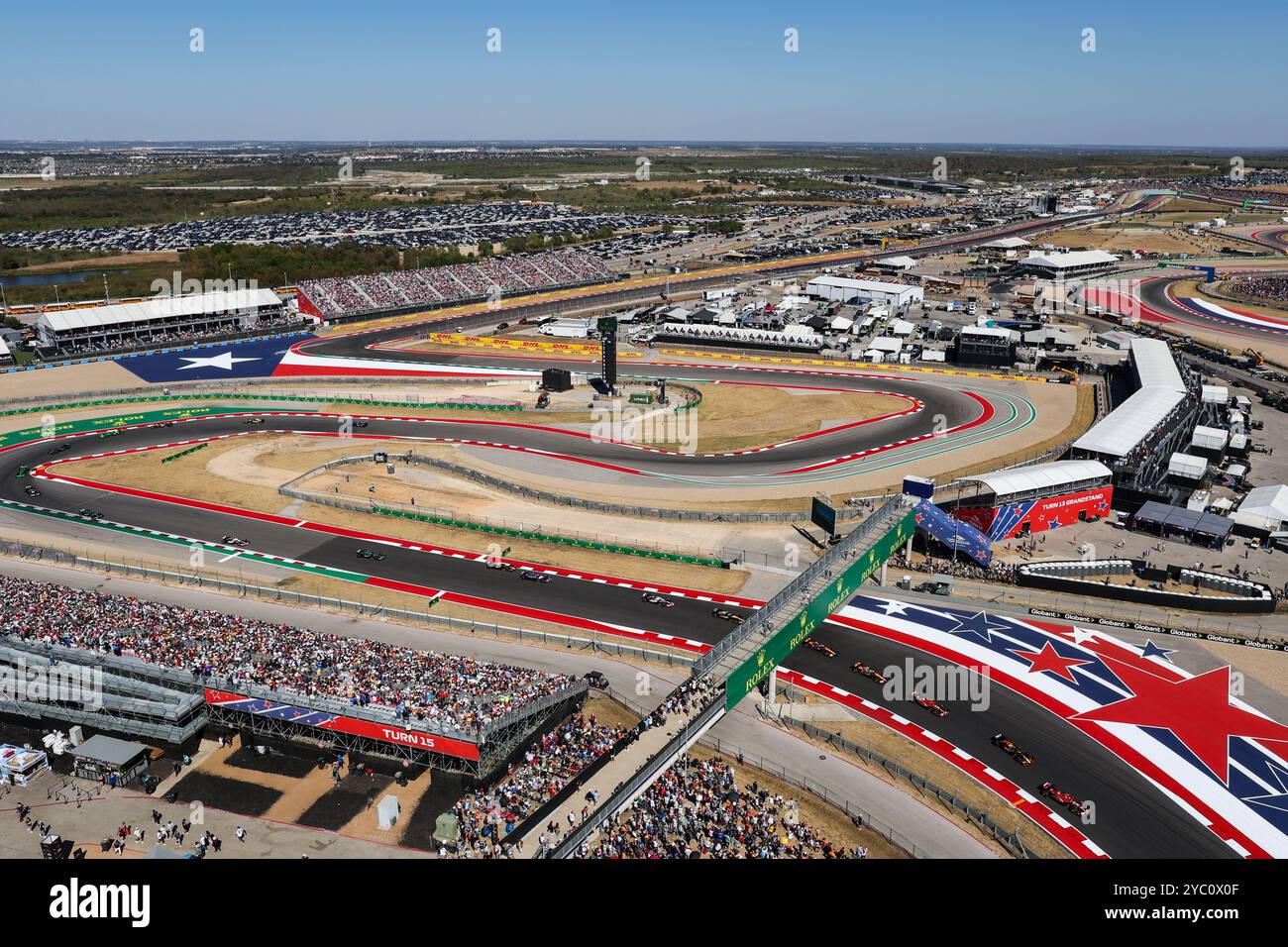 illustration, track, piste, circuit from above during the Formula 1 ...