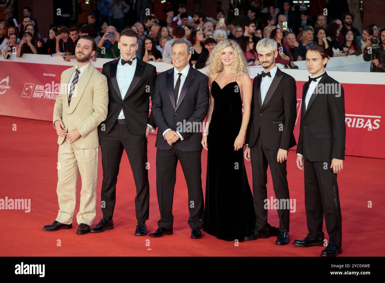 Rome, Italy - October 18, 2024: (L-R) Lorenzo Richelmy, Enrico Inserra ...