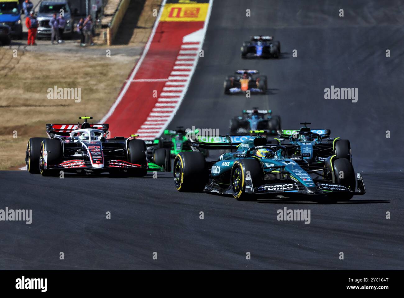 Austin, USA. 20th Oct, 2024. Fernando Alonso (ESP) Aston Martin F1 Team ...