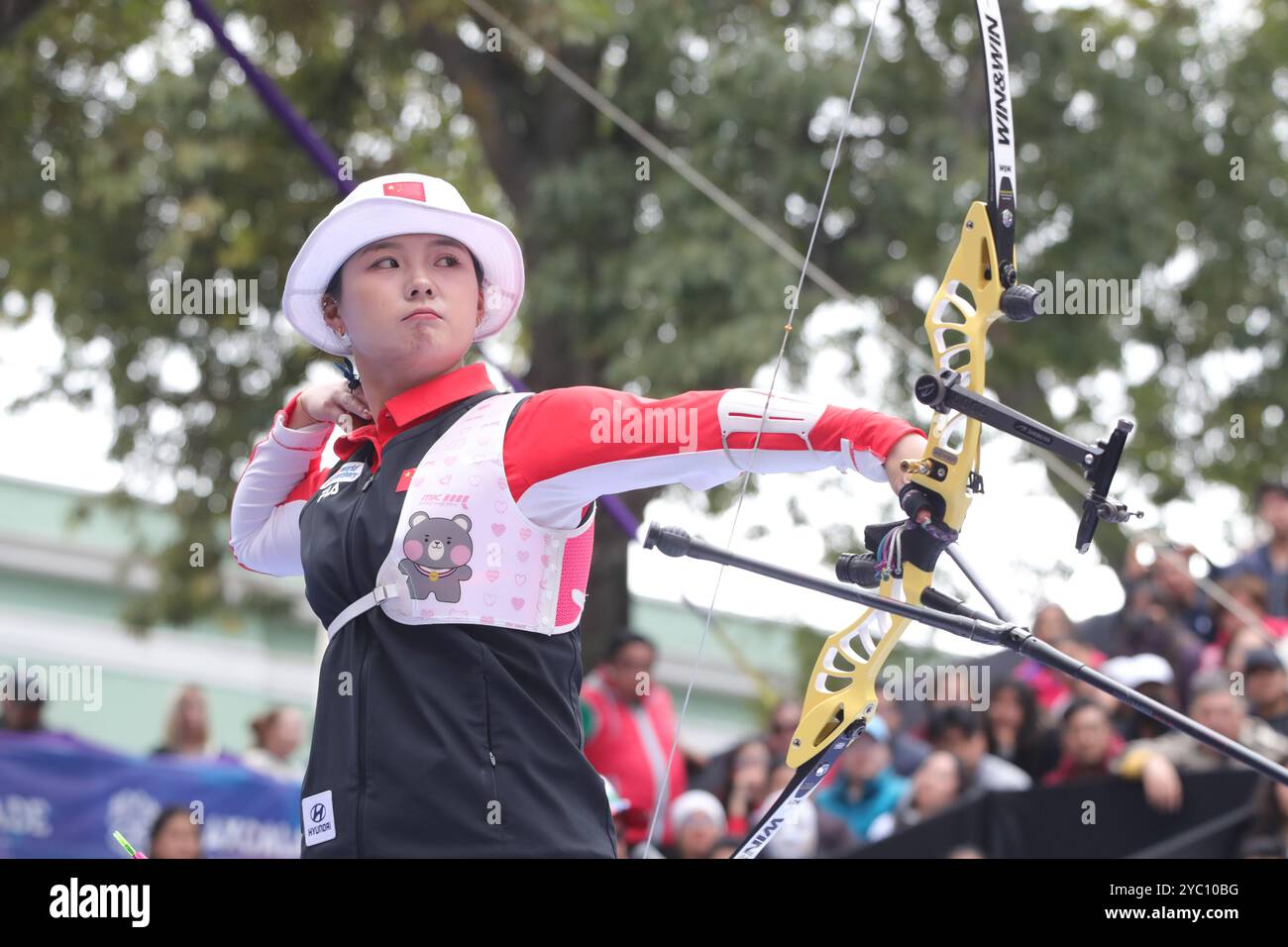 Tlaxcala, Mexico. 20th Oct, 2024. Li Jiaman of China competes against ...
