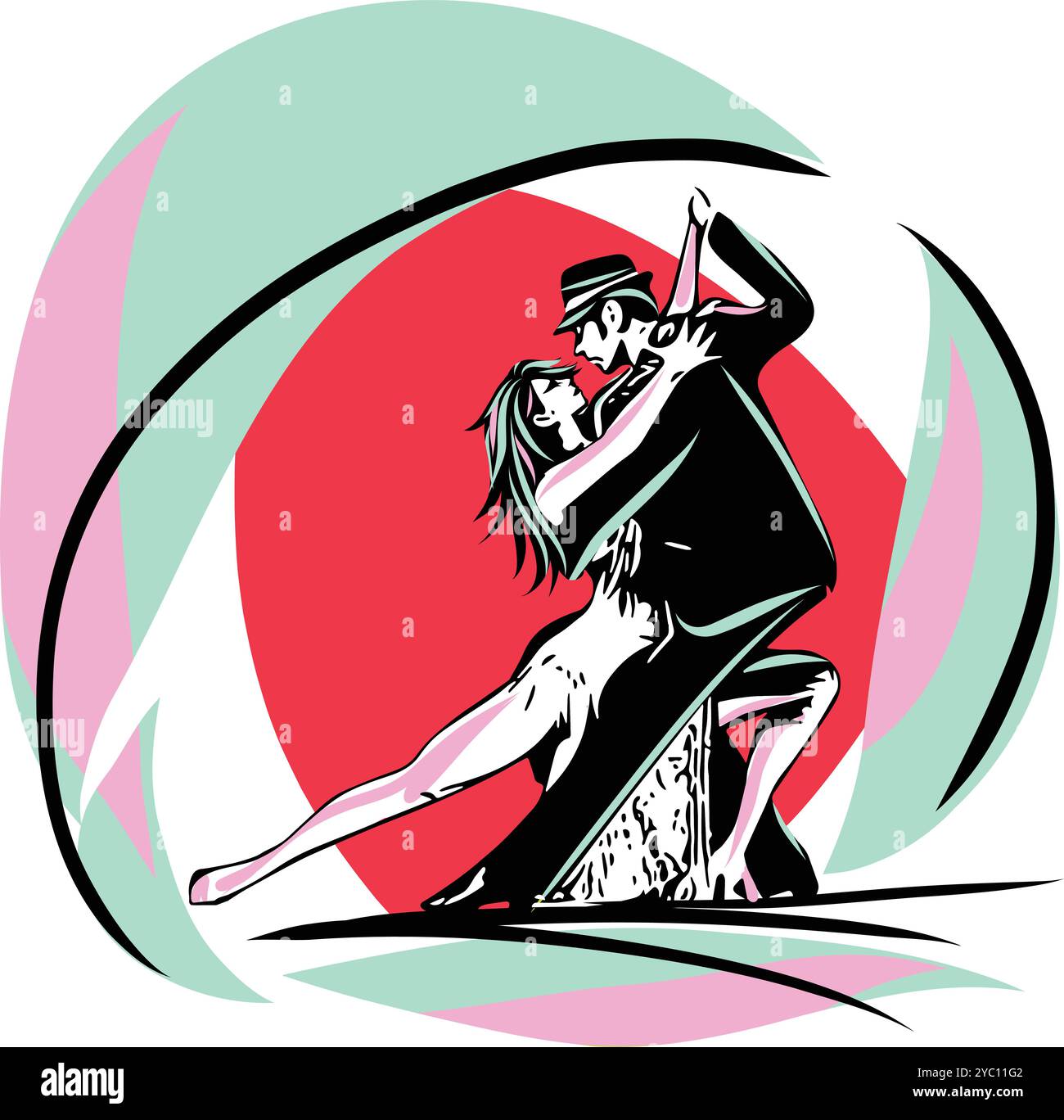 Dancing posters Stock Vector Images - Alamy