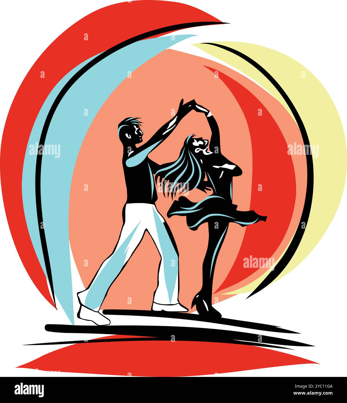 Dance studios Stock Vector Images - Alamy