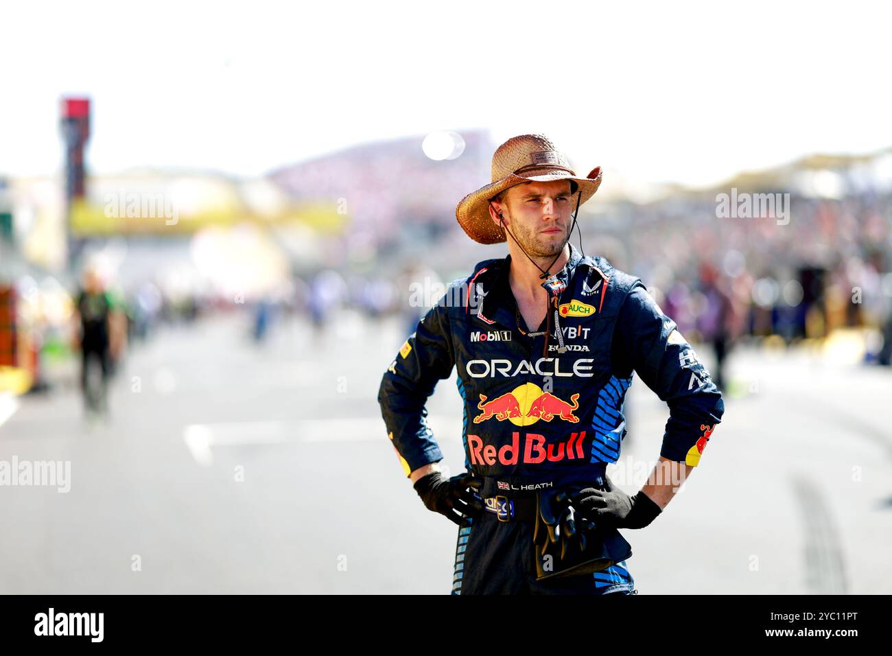 Red Bull Racing mechanic, mecanicien, mechanics during the Formula 1 ...