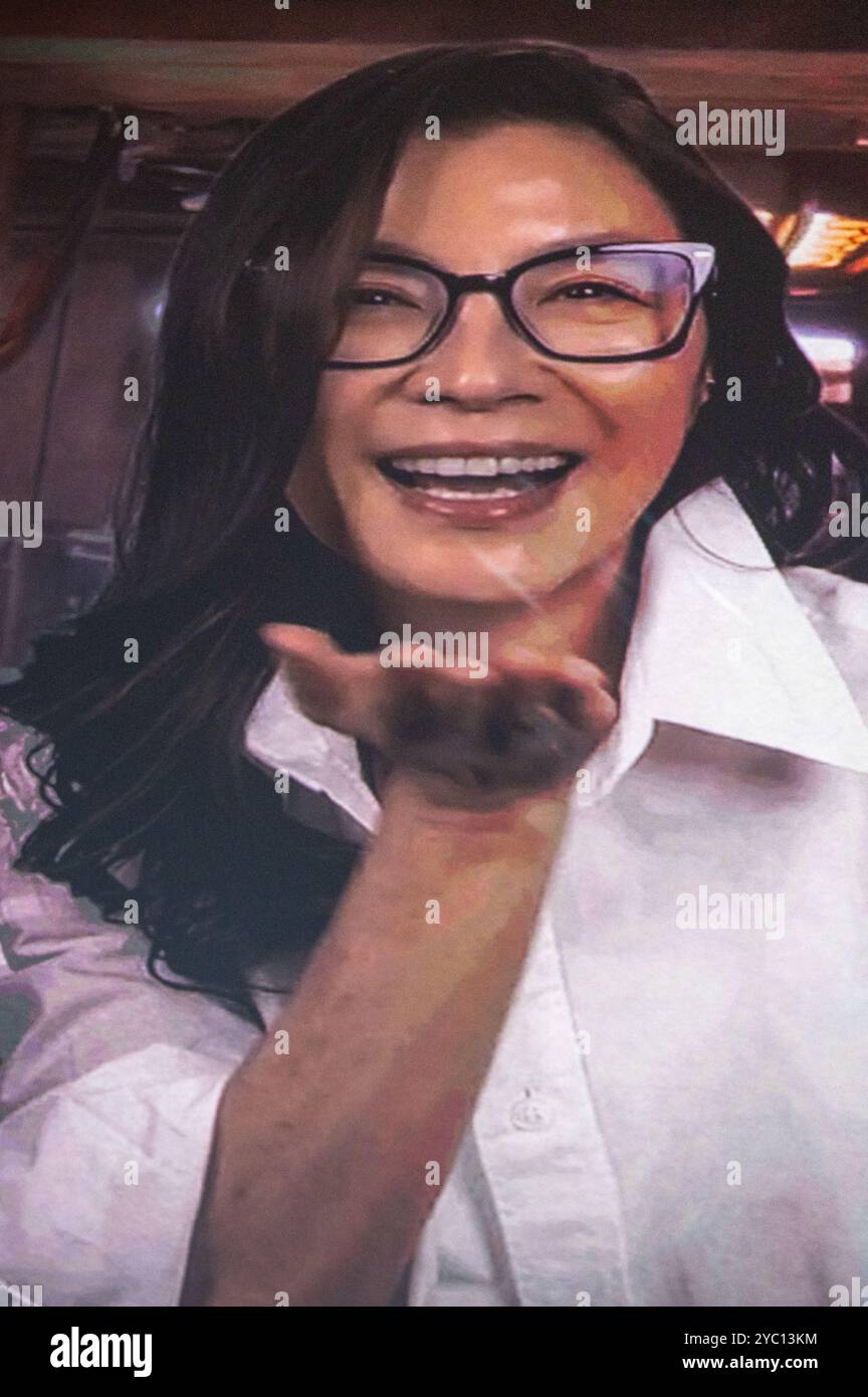 New York, USA, 19th October 2024. Michelle Yeoh via video link. New ...