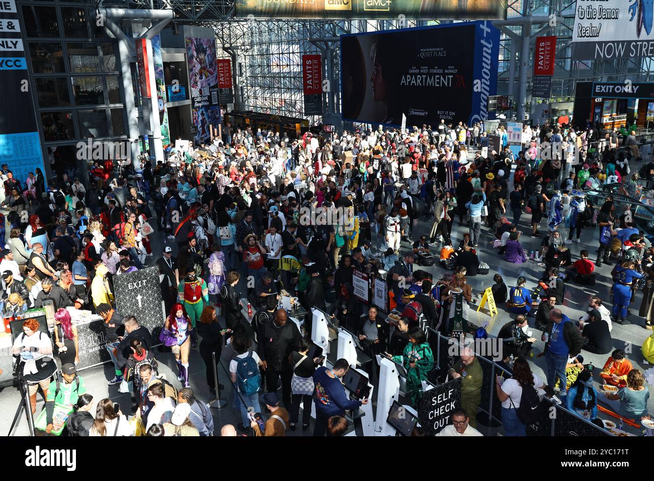 People check out the New York Comic Con 2024 at the Jacob Javits Center ...