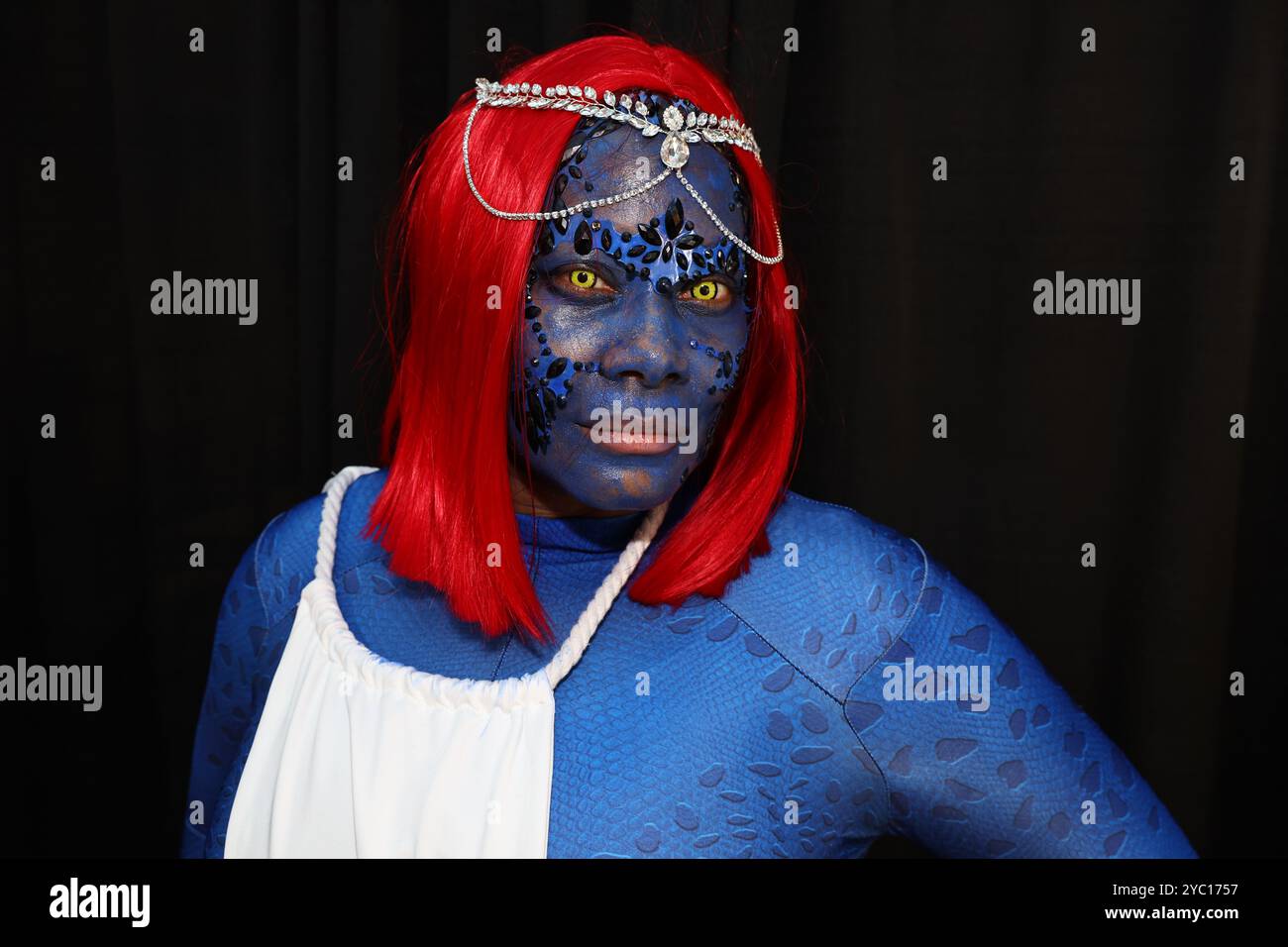 Cosplayer Nicole from Manhattan is dressed as Mystique for New York ...