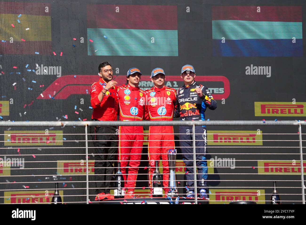 Austin, Texas, USA. 20th Oct, 2024. PODIUM of the Race of Formula 1 ...