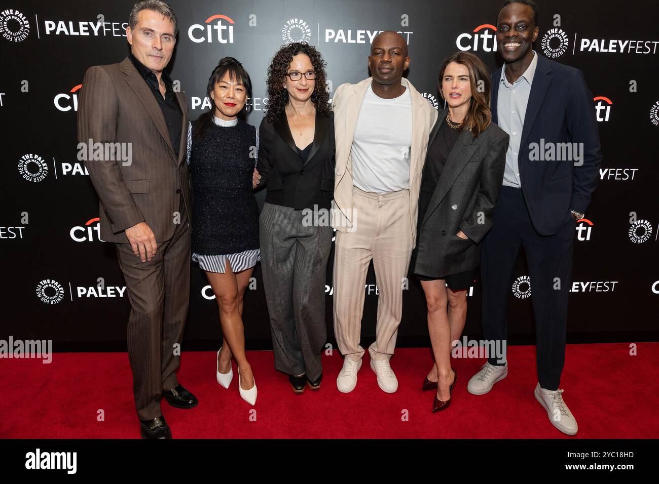 New York, NY, USA, 20 October, 2024: Rufus Sewell, Ali Ahn, Debora Cahn ...