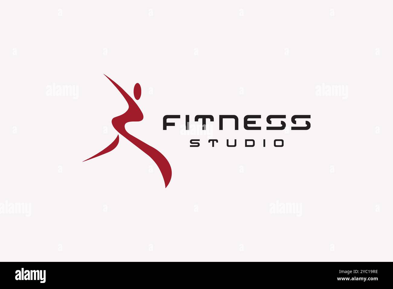Fitness abstract people logo design vector business brand creative ...
