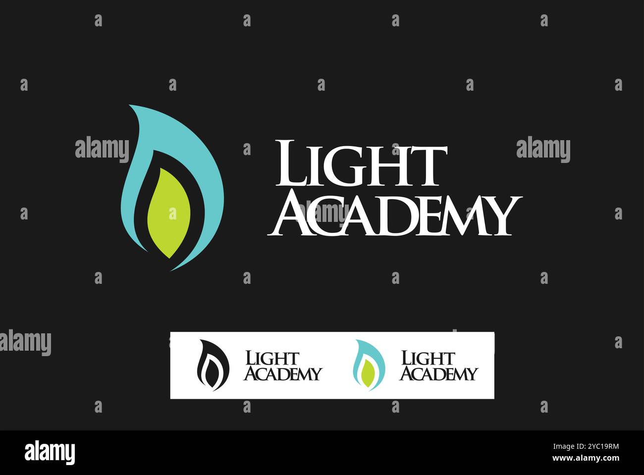 Light academy spiritual logo design vector business brand creative ...