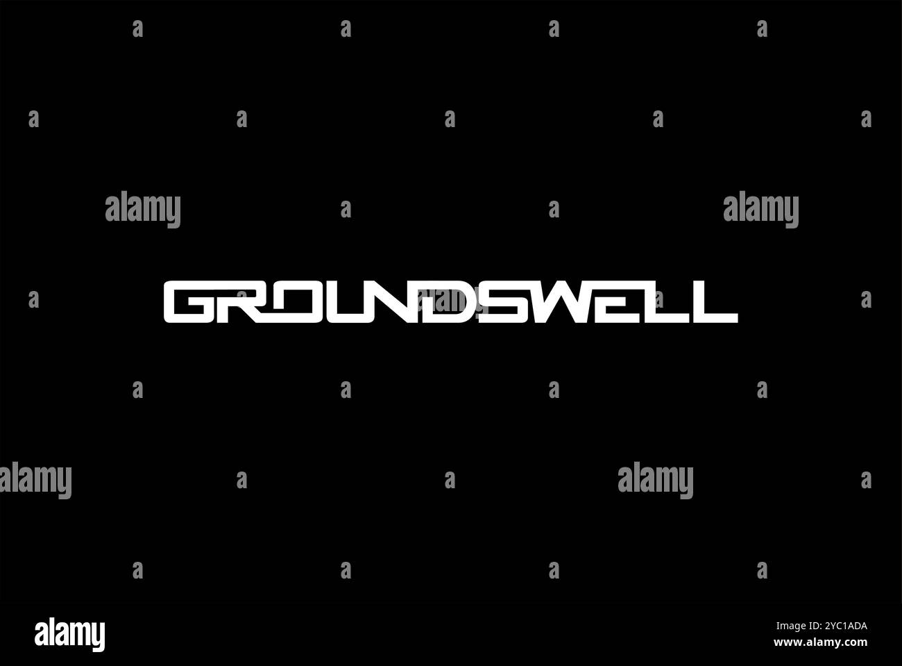 Ground well typography logo design vector business brand creative ideas ...