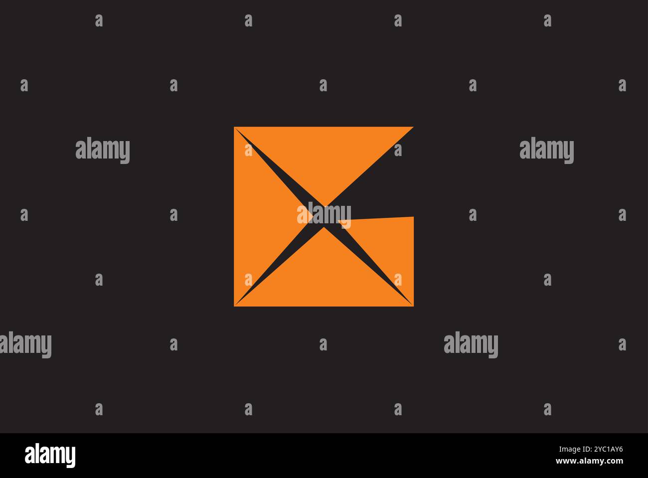 Square letter g logo design vector business brand creative ideas ...