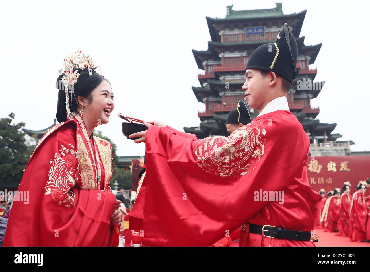 Retro collective wedding hi-res stock photography and images - Alamy