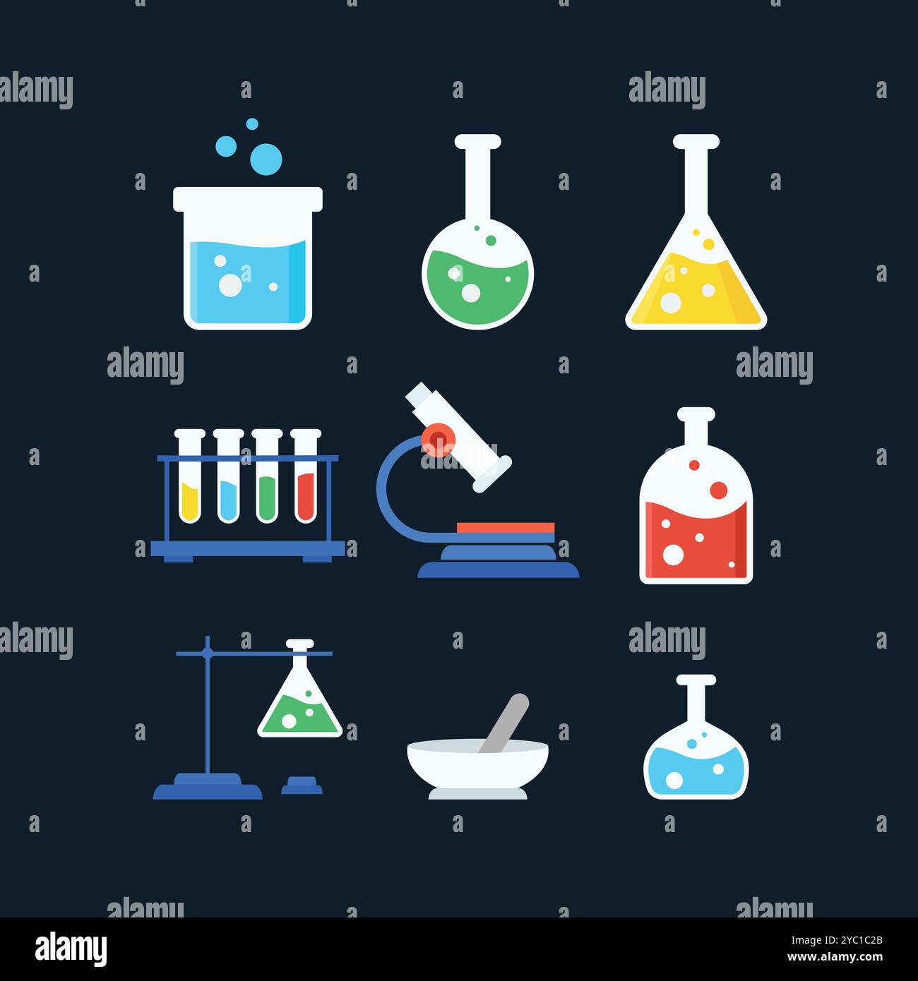 Best Collection Laboratory Icon Vector Design Stock Vector Image & Art - Alamy