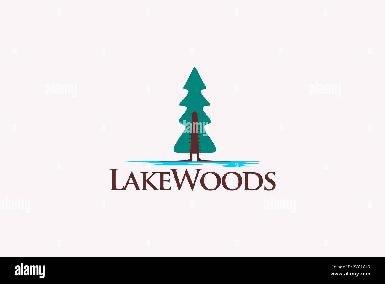 Lack wood tree nature logo design vector business brand creative ideas ...