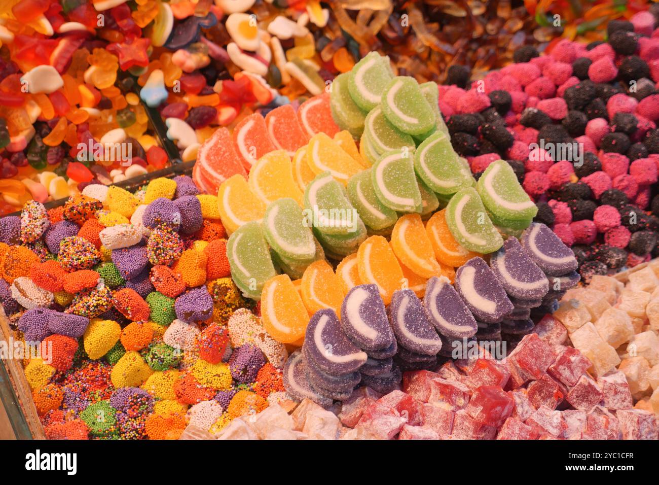 Festive assortment candies toppings hi-res stock photography and images ...