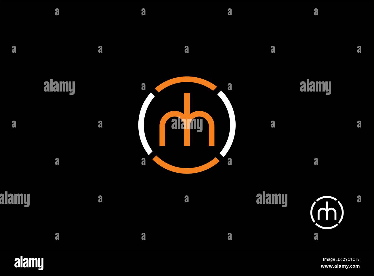 Letter HM logo design vector business brand creative ideas editable ...