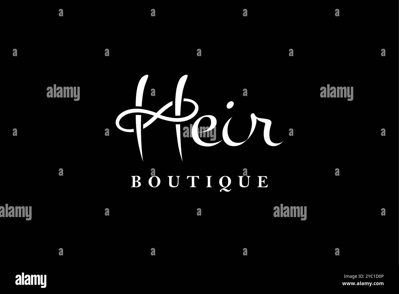 Heir salon Stock Vector Images - Alamy