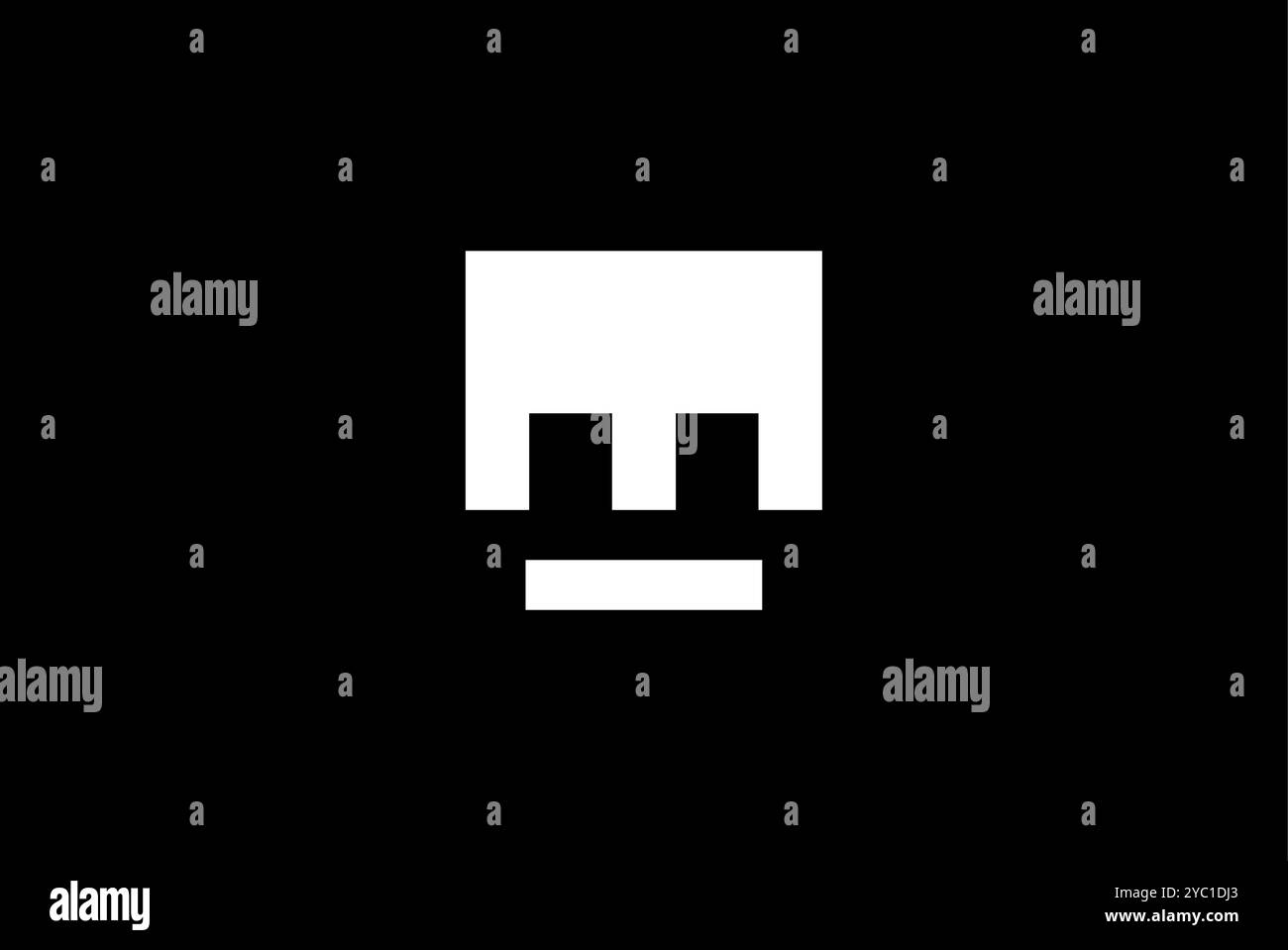 Abstract geometric letter MU logo design vector business brand creative ...