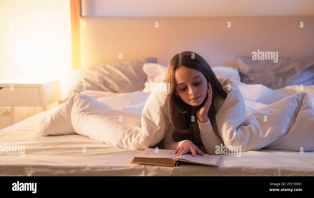 Child fairy tale. Night story. Art story. Relaxed inquisitive little ...