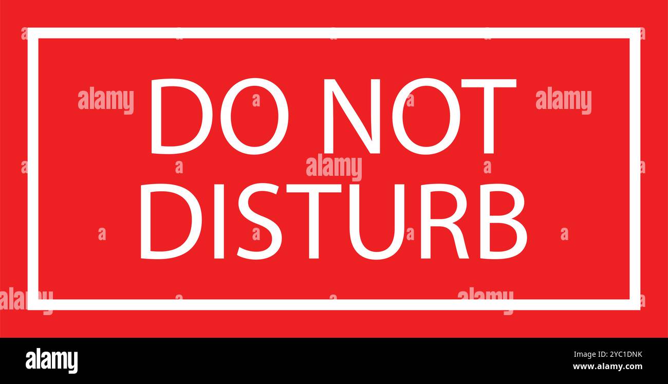 do not disturb icon illustration design Stock Vector Image & Art - Alamy