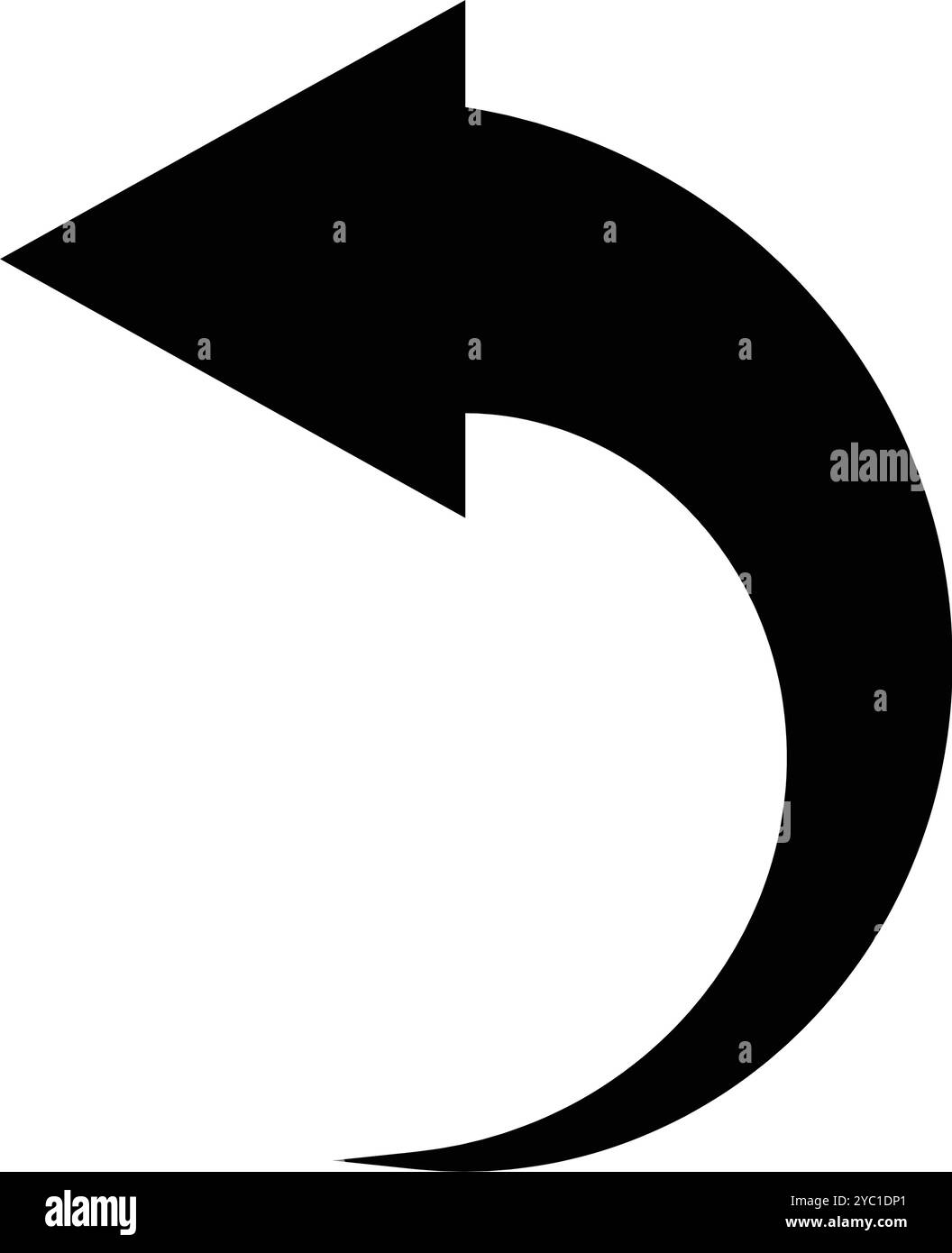 curved arrow icon illustration design Stock Vector Image & Art - Alamy