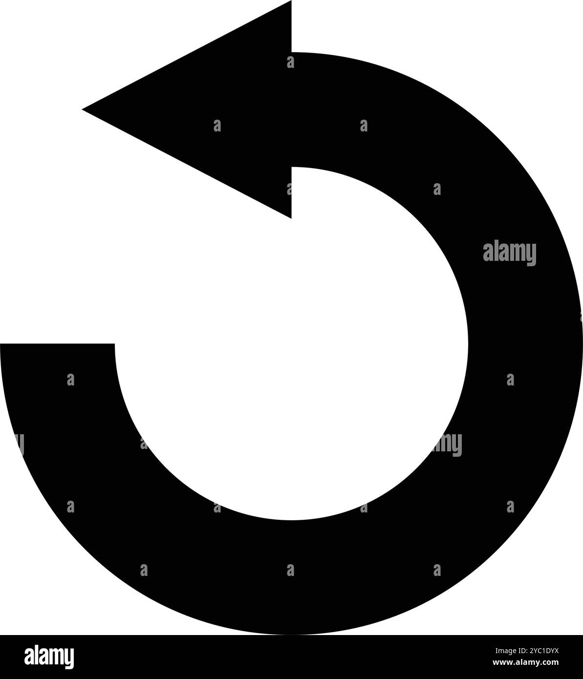 curved arrow icon illustration design Stock Vector Image & Art - Alamy