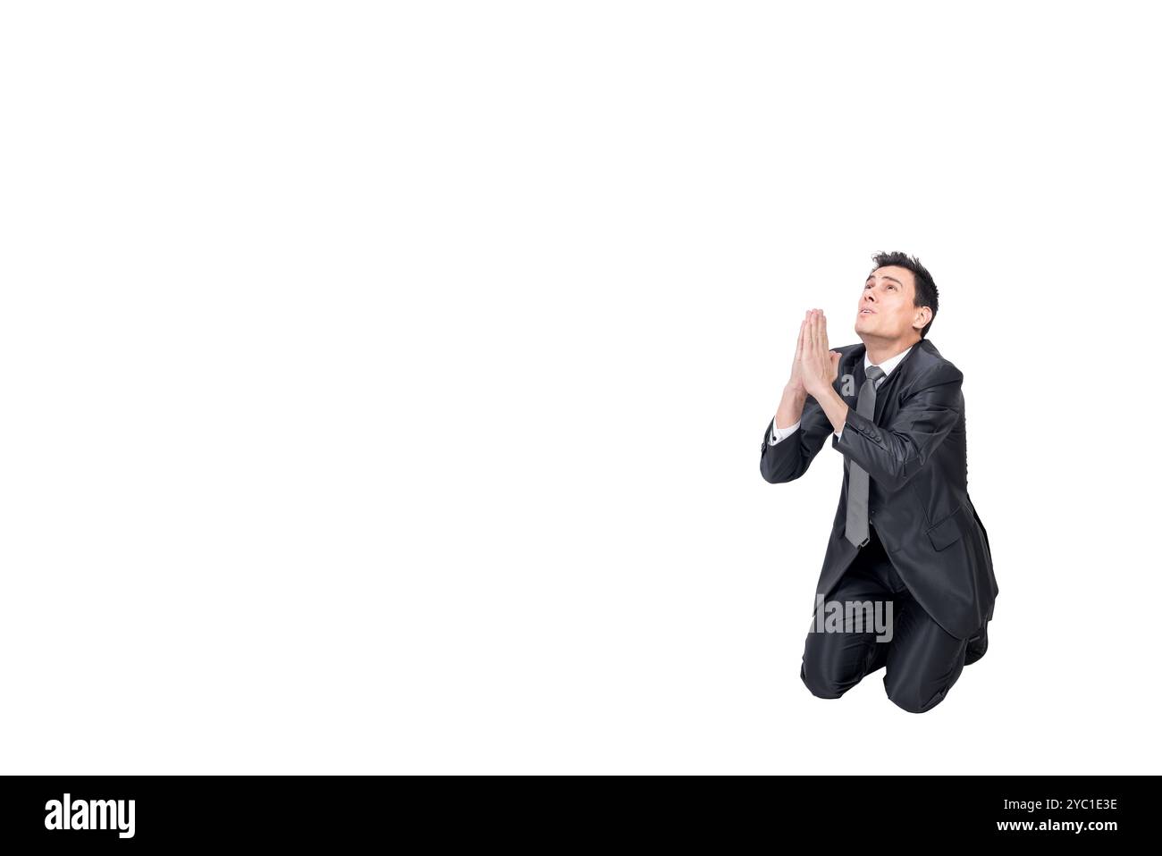 Man begging Cut Out Stock Images & Pictures - Alamy