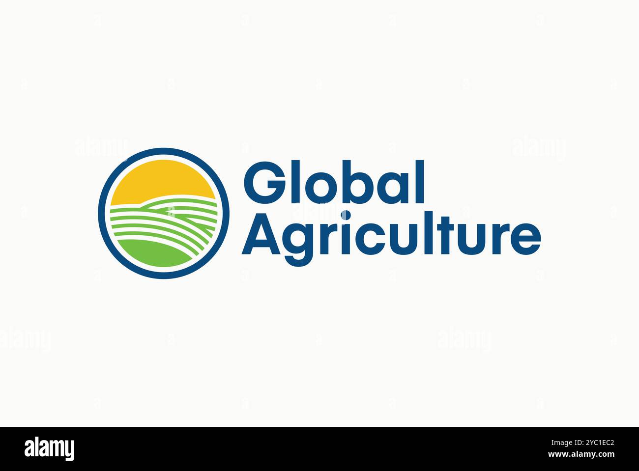 Global agriculture logo design vector business brand creative ideas ...
