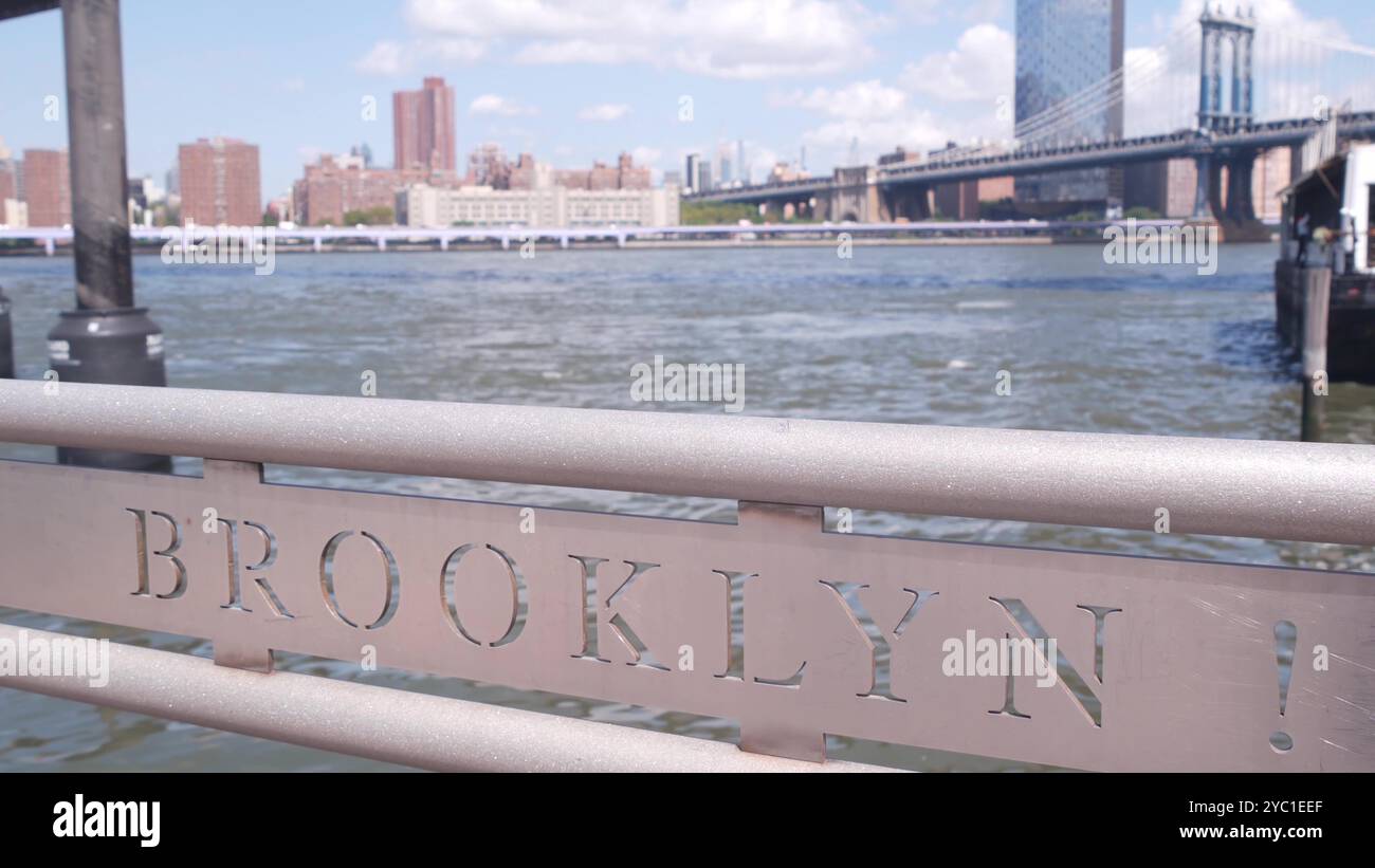 New York City Manhattan downtown skyline, financial district waterfront ...