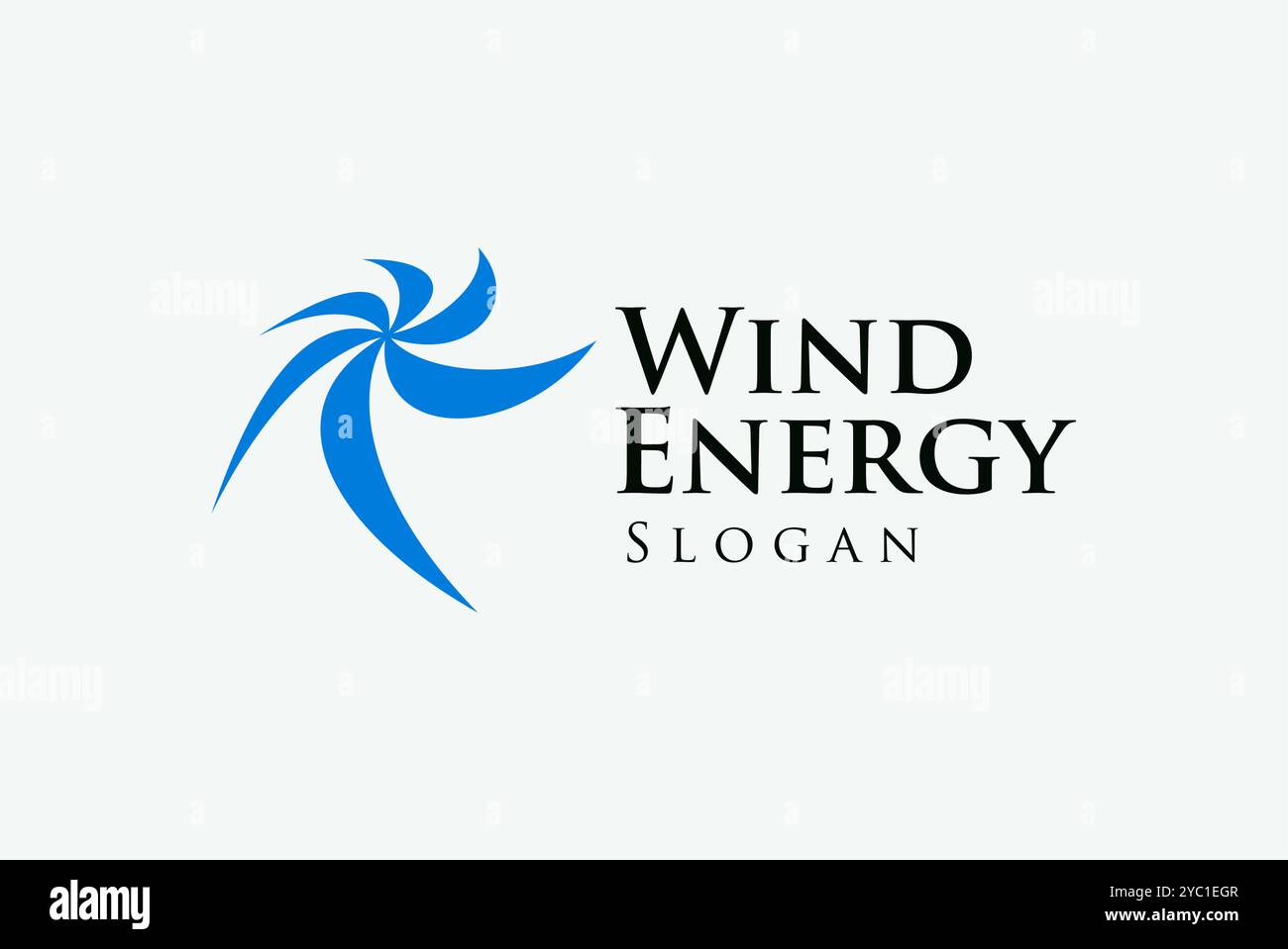 World wind energy logo hi-res stock photography and images - Alamy