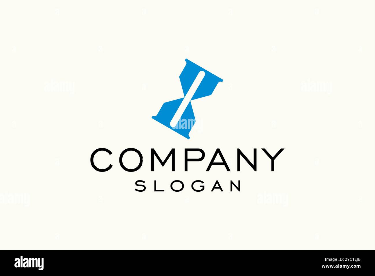 Sand glass logo design vector business brand creative ideas editable ...