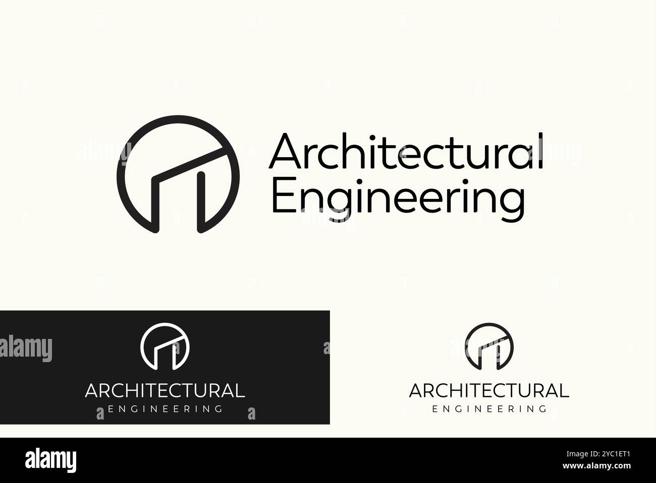 Architural engineering Letter H logo design vector business brand ...
