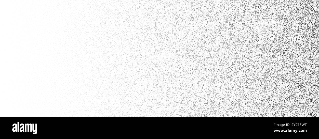 Stippled gradient texture. Faded grain dotted background. Sprayed ...