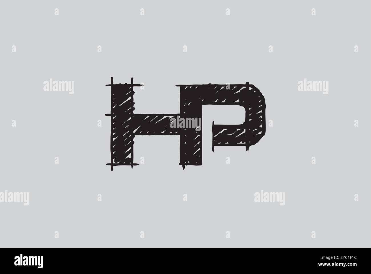 Letter HP logo design vector business brand creative ideas editable ...