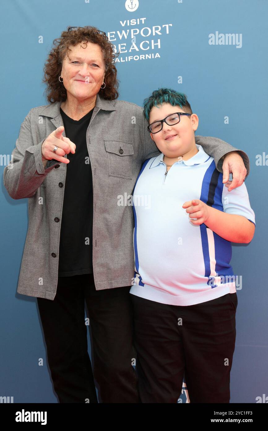 Newport Beach, USA. 20, October, 2024. Pictured left to right, Dot ...