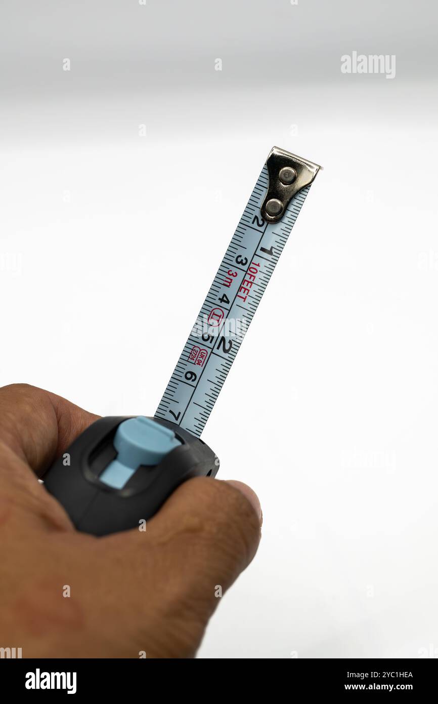 Precision at Your Fingertips: A Versatile Tape Measure Stock Photo - Alamy