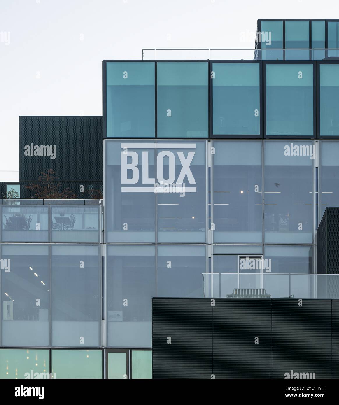 Modern glass facade, minimalist design, Danish Architecture Centre and ...