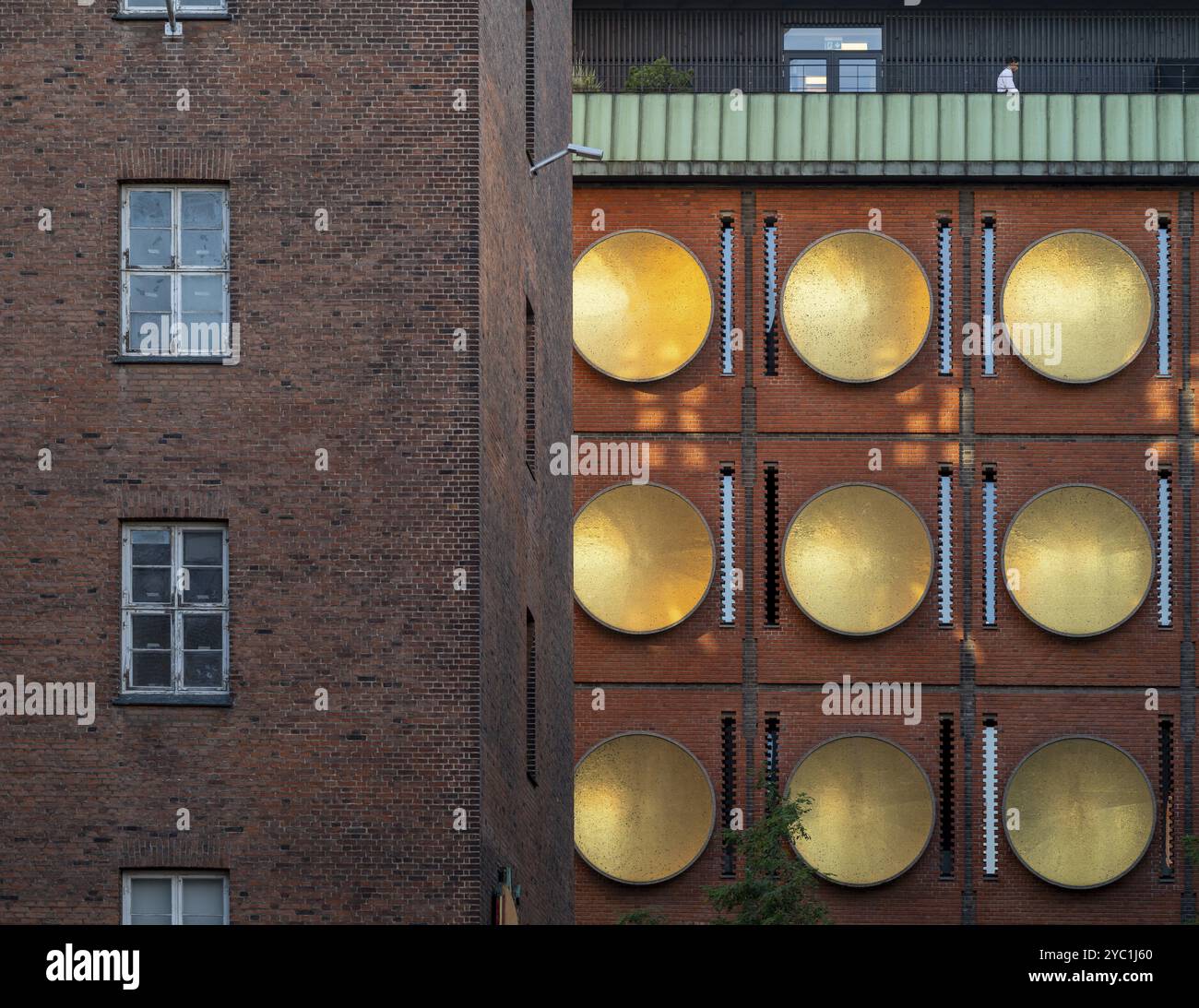 Old brick buildings, contemporary architecture, Carlsberg Brewery ...