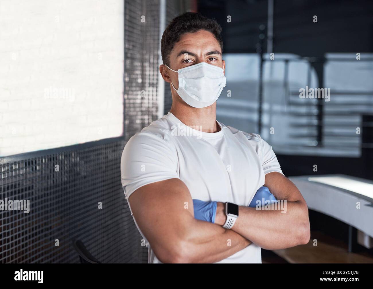 Fitness club gym receptionist hi-res stock photography and images - Alamy