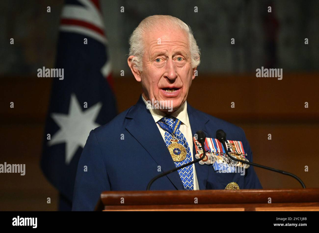 CAPTION CORRECTION AMENDING EVENT AND LOCATION King Charles III makes a ...