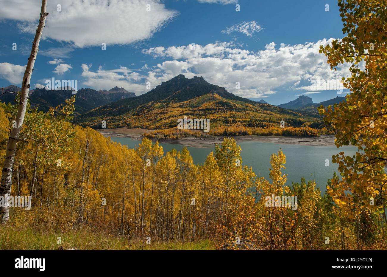Colorado's Silverjack Reservoir, at the junction of the three forks of ...