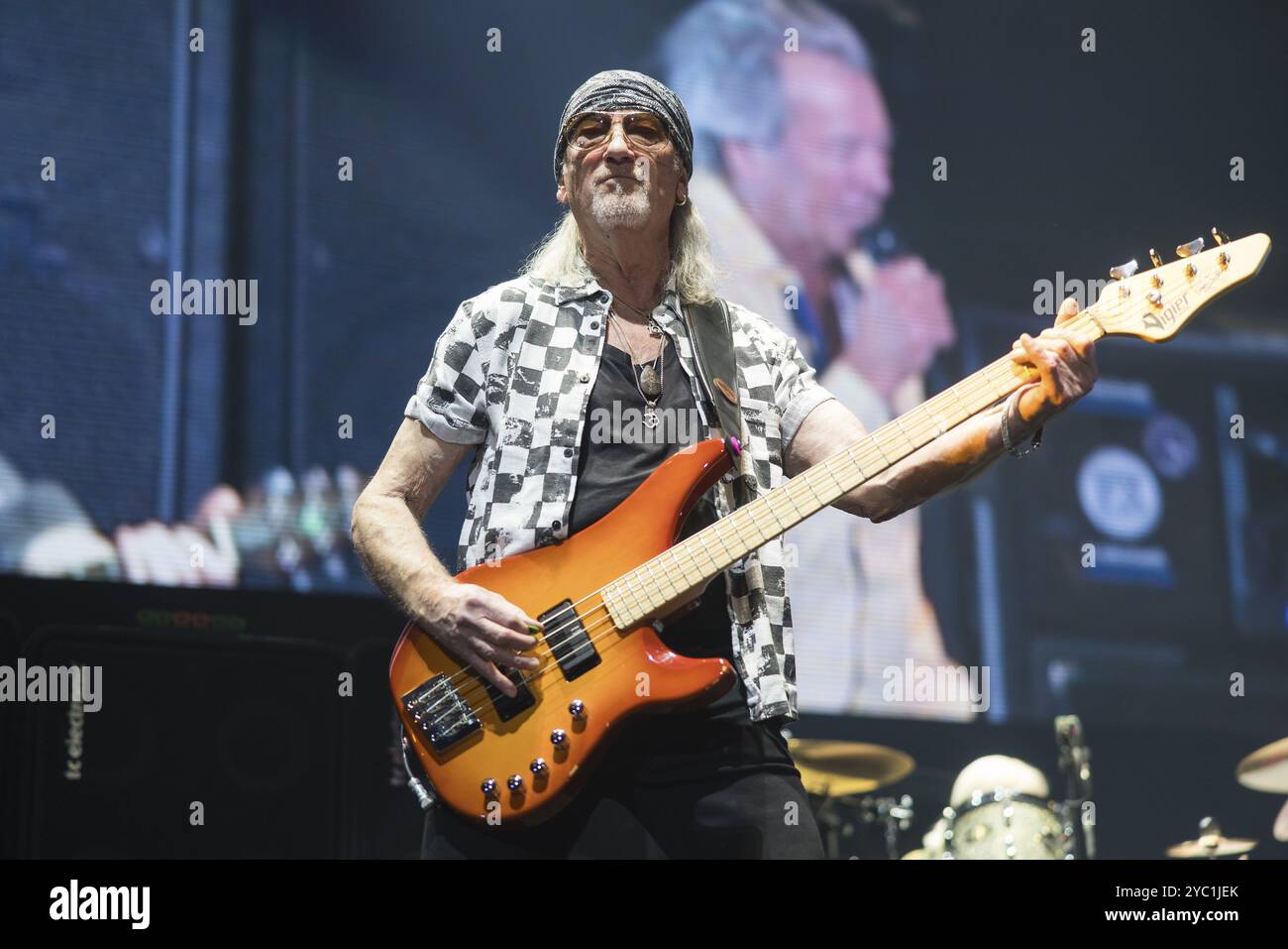 Roger Glover, bassist of Deep Purple live on 1 More Time Tour at the ...
