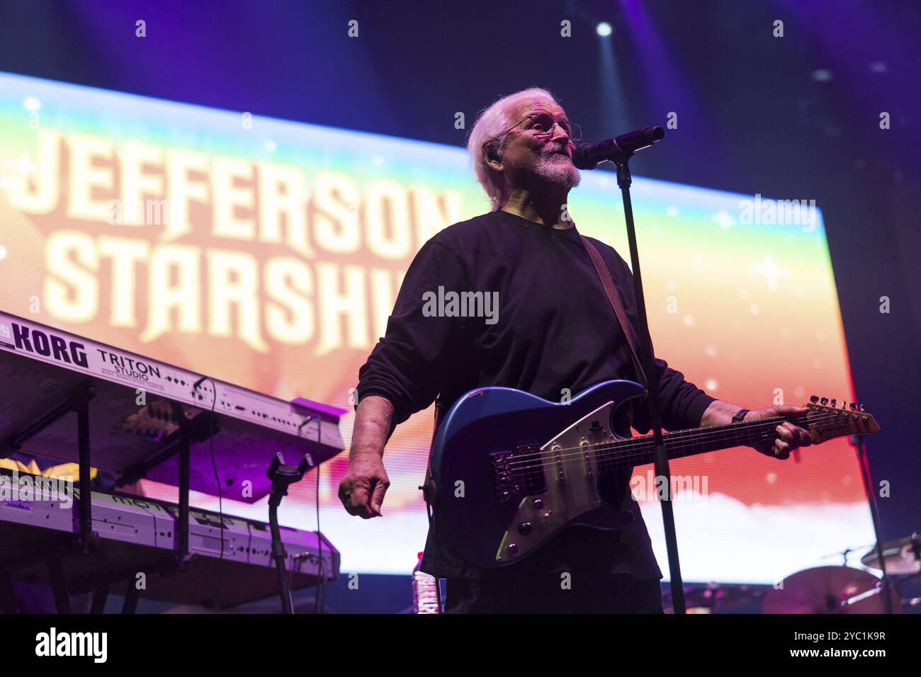 David Freiberg, singer of Jefferson Starship live at the Max-Schmeling ...