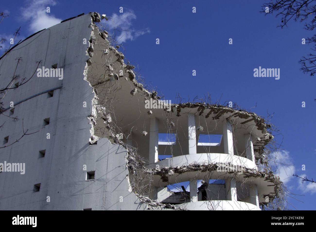 Demolition of a house, demolition, ruin, building, architecture ...