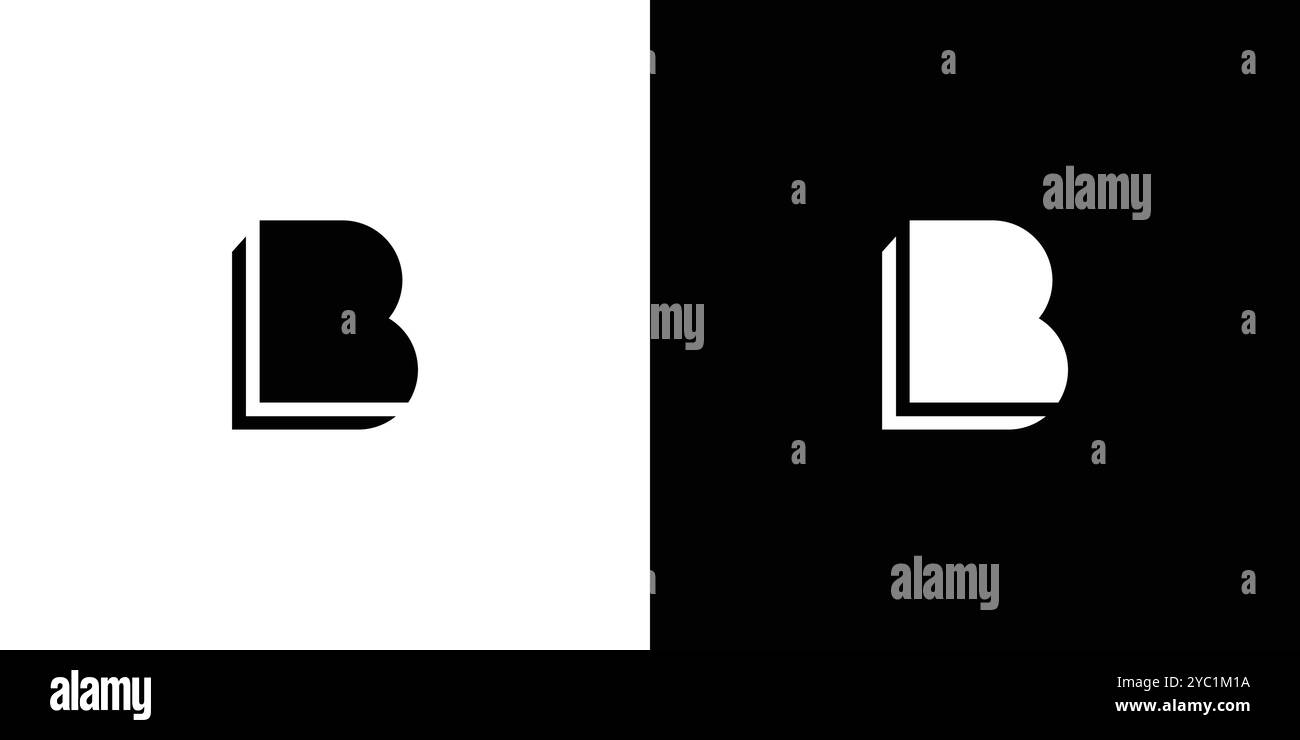 Modern and Unique B logo design 3 Stock Vector Image & Art - Alamy