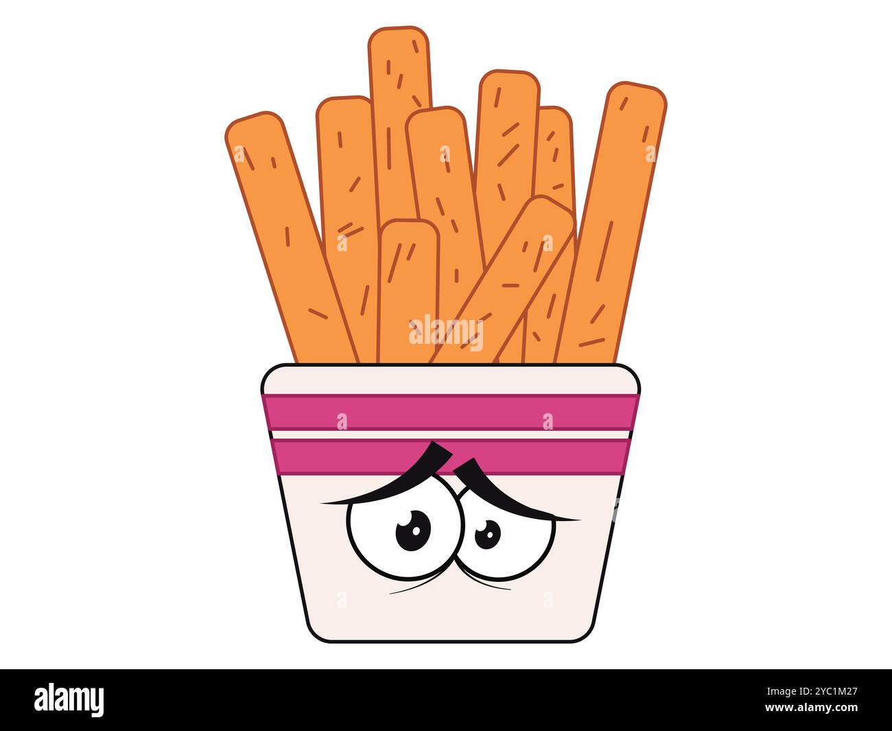 Fired potato Stock Vector Images - Alamy